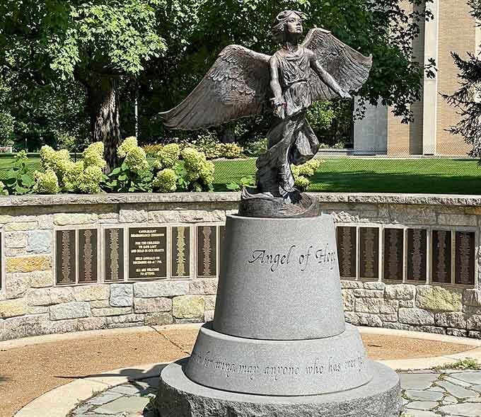 The Angel of Hope memorial reminds us that gardens heal more than just our need for pretty pictures.
