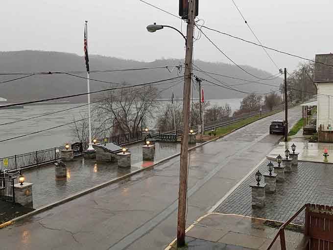 Even rainy days look peaceful here, when you're not stressed about making next month's impossible rent payment.