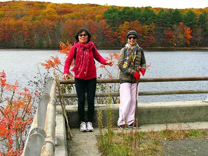 Fall foliage at Lake Wintergreen turns every visitor into a photographer, whether they brought a camera or not.