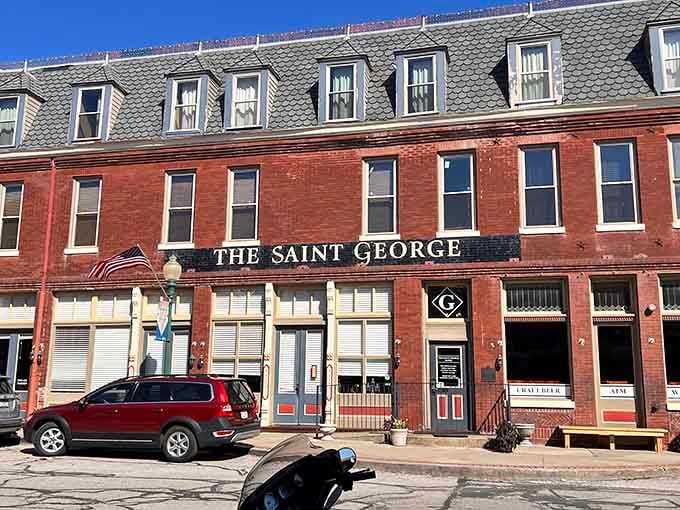 The Saint George Hotel stands as a testament to when buildings had personality and weren't just glass rectangles.