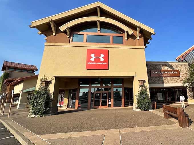Under Armour's outlet proves that looking athletic is significantly cheaper than actually being athletic, thankfully.