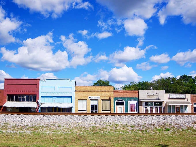 Colorful storefronts stand ready like a rainbow of possibilities, each one more affordable than the last.