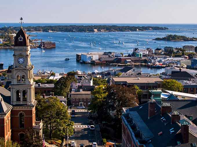 Church steeples and sailboats dotting the harbor create a postcard view that never gets old, no matter how many times you see it.