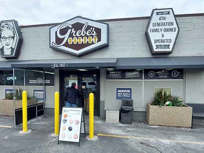 Four generations of family tradition shine through in that proud hexagonal sign&mdash;talk about a legacy worth celebrating!