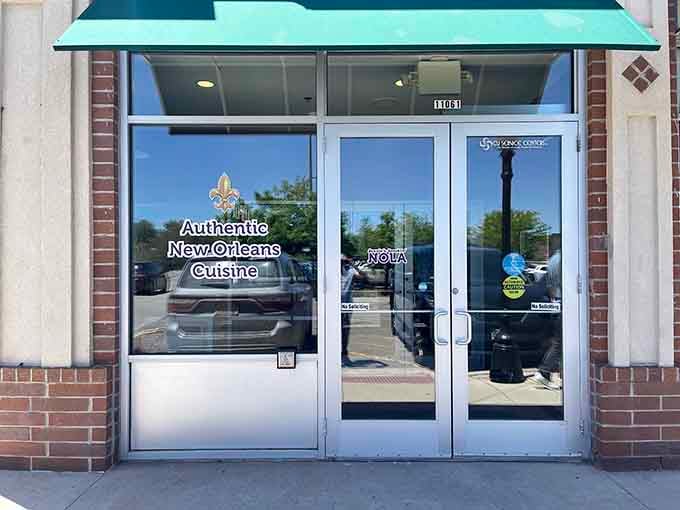 When "Authentic New Orleans Cuisine" is painted on the window, you know someone's serious about their gumbo.