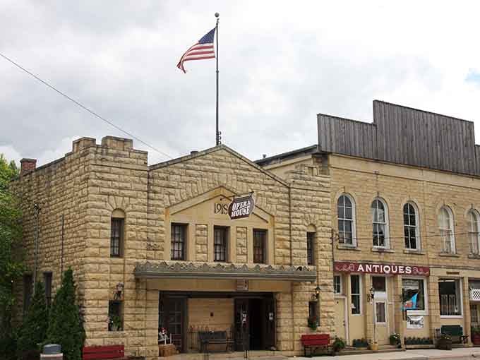 Historic limestone buildings stand proud, weathering decades while keeping their dignity and stunning architectural details intact.