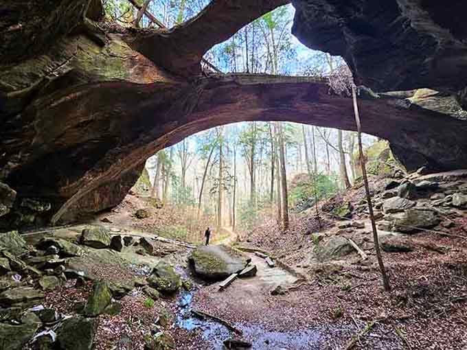Standing beneath this ancient stone arch feels like stepping into Middle-earth, minus the hobbits but with all the wonder.