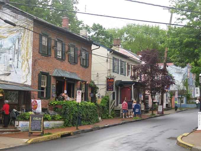 Brick row houses and flower boxes prove that historic charm and modern life can coexist beautifully together.