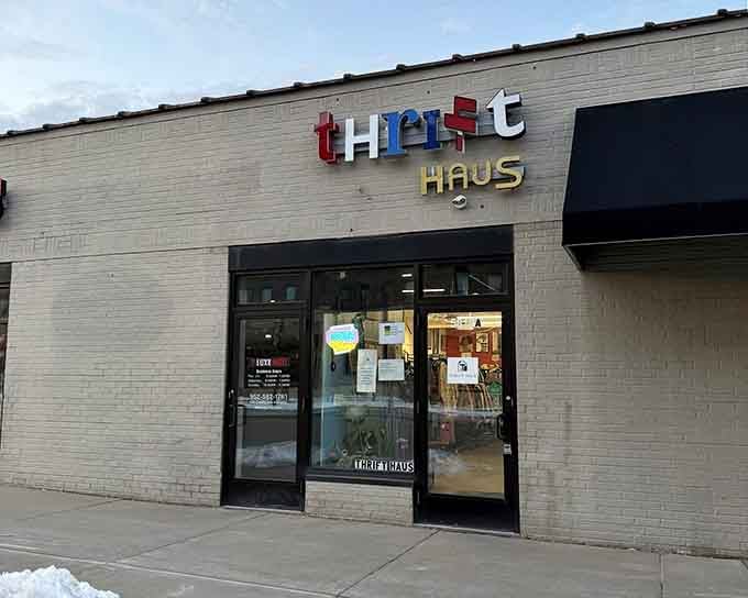 Those playful multicolored letters spell out savings in a font that's as fun as finding designer jeans for five bucks.