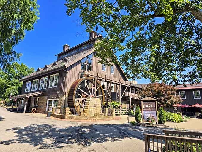 That working water wheel has been turning beside Ye Olde Mill longer than most of us have been alive.