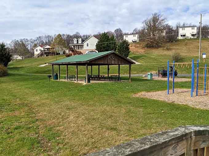 Community green spaces like this remind us that the best things in life are simple, free, and close to home.