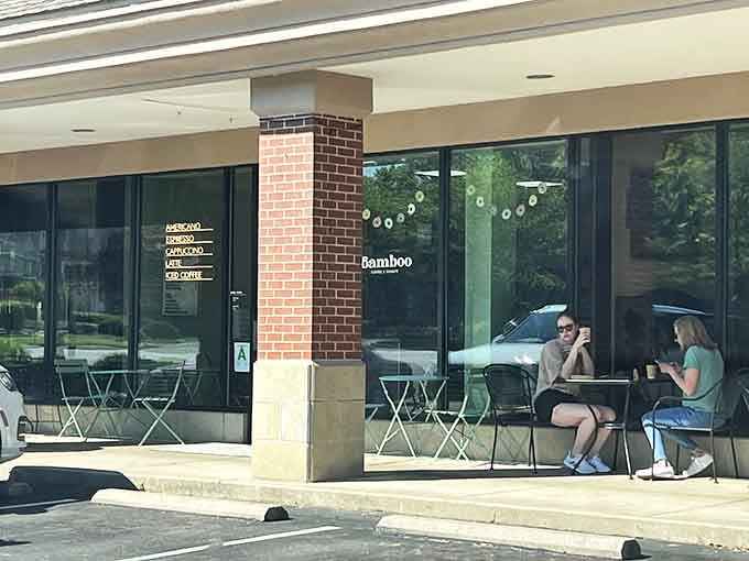 Those bistro tables outside offer the perfect spot to sip, savor, and watch the world wake up slowly.