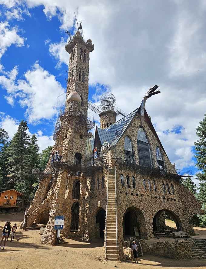 Those steep staircases lead to breathtaking views, but this castle's real magic lies in its decades-long labor of love.