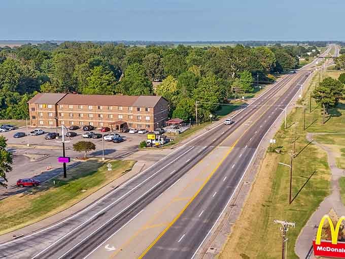 The wide-open highway stretches endlessly, reminding you that sometimes the journey matters more than the destination.