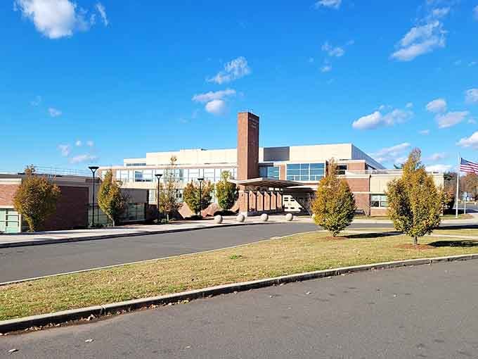 Modern community buildings blend seamlessly with Wethersfield&rsquo;s historic character, proving old towns can embrace new chapters gracefully and beautifully.