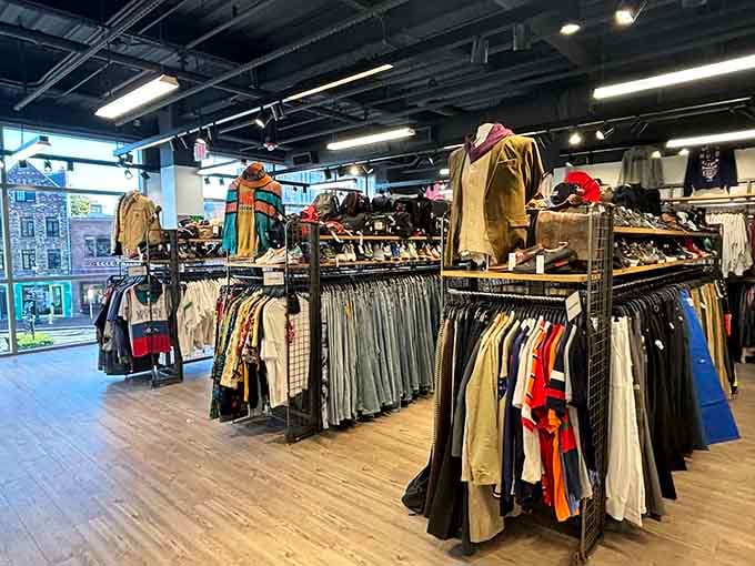 Men's section so well-stocked your husband might actually enjoy shopping for once in his entire married life.