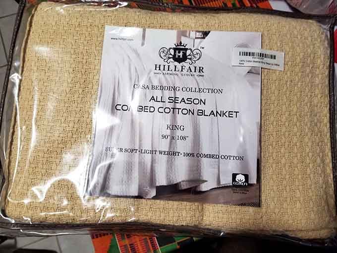 Brand new blanket still in packaging offers comfort without the department store markup or hassle.