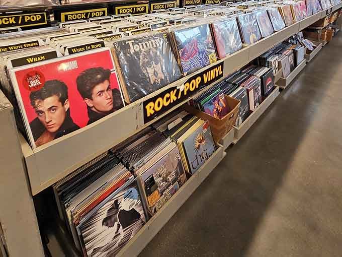 The rock and pop vinyl section where your teenage dreams meet your adult disposable income.