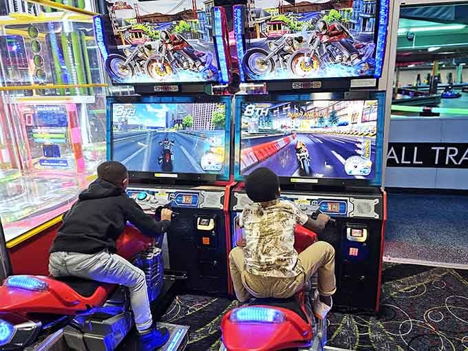 Nothing beats watching kids completely absorbed in arcade glory, living their best joystick-wielding lives right now.