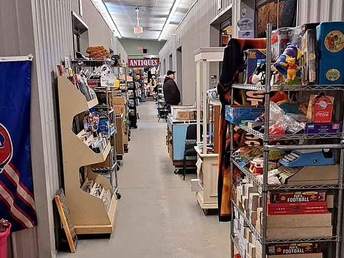 The focused hunt begins, where serious collectors separate wheat from chaff with expert eyes.