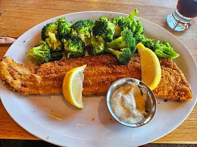 Golden-crusted walleye with bright broccoli delivers that classic Great Lakes experience your taste buds have been craving all year.