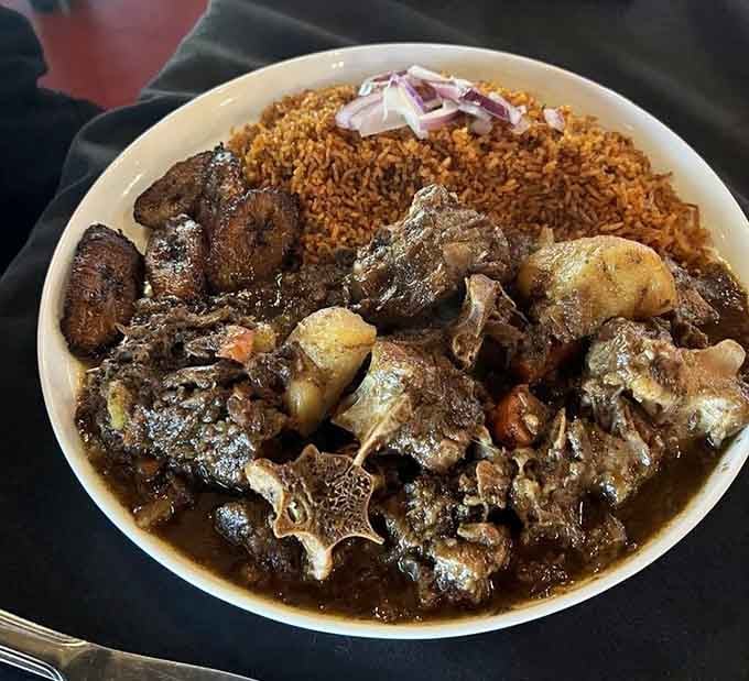 Braised oxtail so tender it practically melts, served over rice that soaks up every drop of glory.