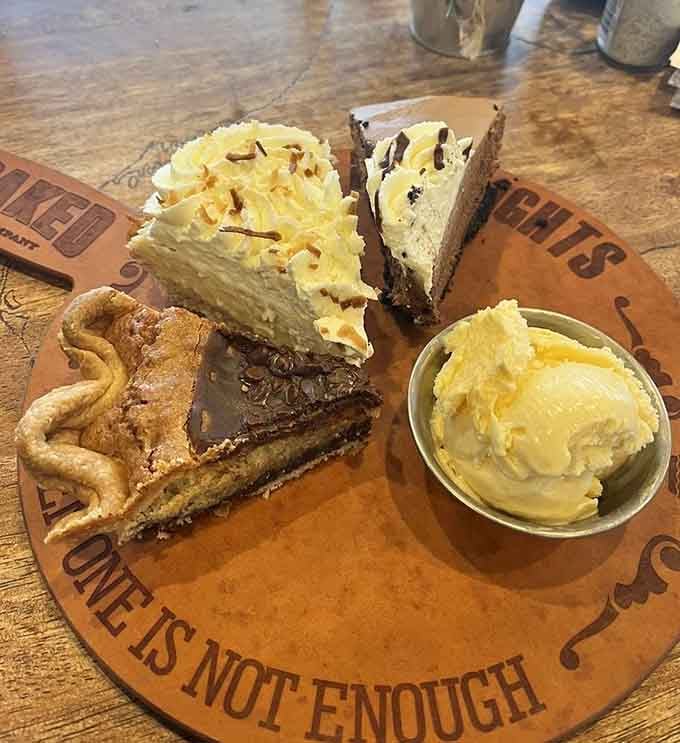 When you can't decide between cookies, coconut cream, and chocolate, just get all three and call it research.