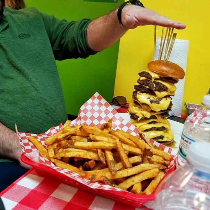 Behold the tower of beef that makes grown adults reconsider their life choices in real time.