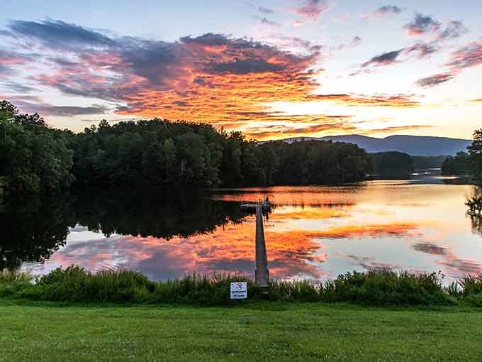 When the sunset puts on a show this spectacular, you realize why people wrote poetry before television was invented.