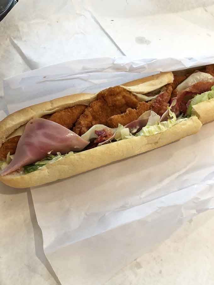 Golden-fried chicken meets creamy sauce in a combination that'll make you forget what moderation even means.