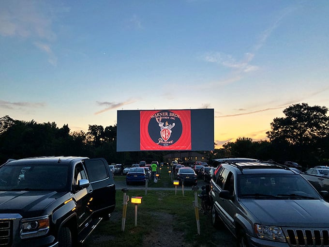 When that Warner Bros. logo hits the massive screen, you remember why movies were called motion pictures.