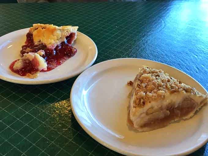 Cherry pie oozing with fruit and Dutch apple with streusel topping: the Sophie's Choice of dessert decisions.