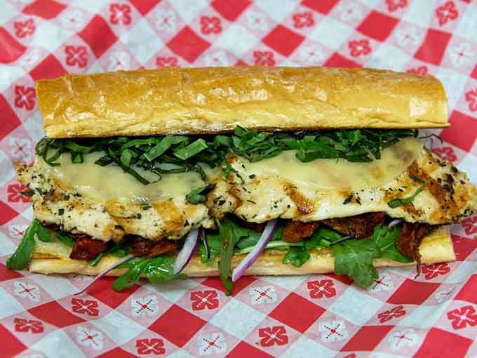 The Rokko Pollo stacked high with melted cheese and fresh arugula proves chicken sandwiches can be sophisticated and satisfying.
