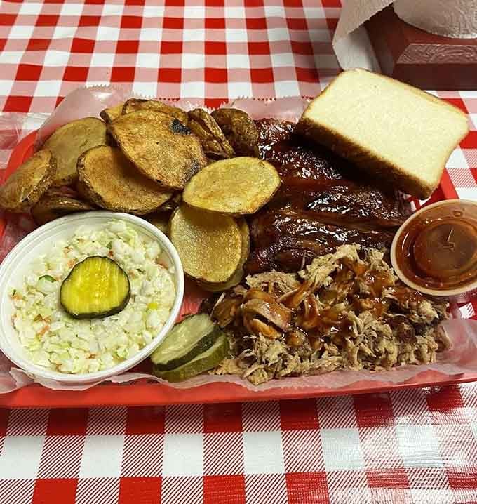 This platter is basically a greatest hits album of smoked meats, and every track is a banger.