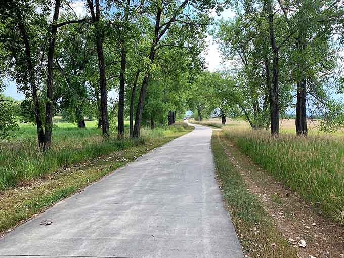 Tree-lined paths wind through the park, offering peaceful strolls that won't leave you gasping for oxygen.