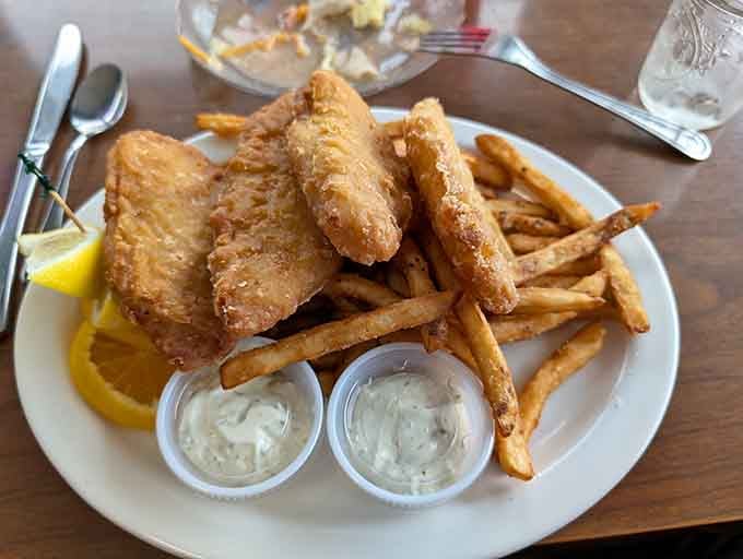 Fish and chips so perfectly executed, you'll forget every mediocre version you've ever settled for at other places.