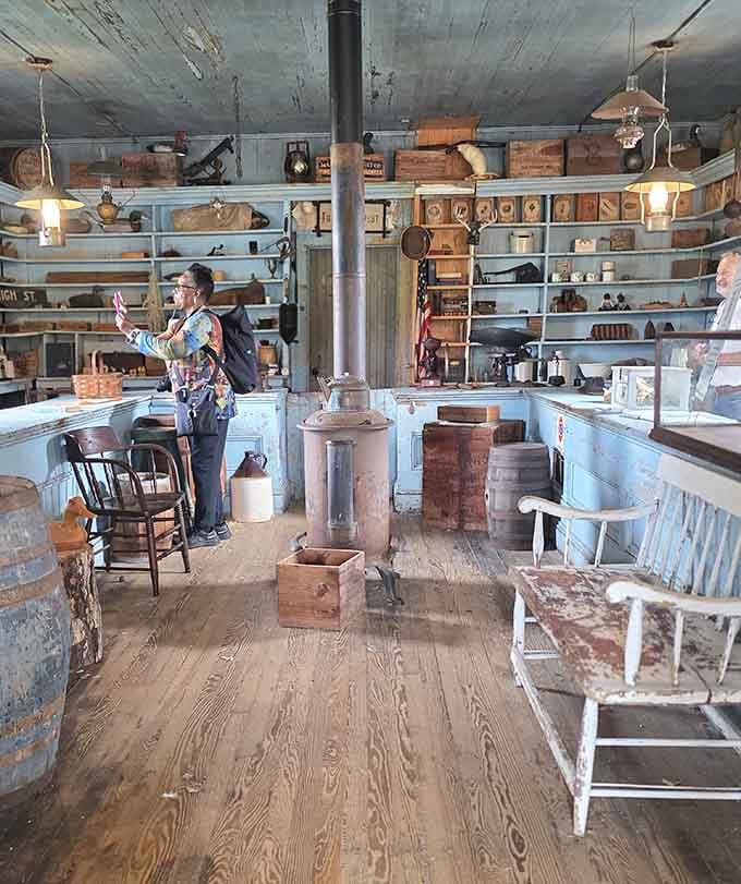 Modern visitors explore the meticulously recreated interior, connecting with a past that still resonates powerfully today.