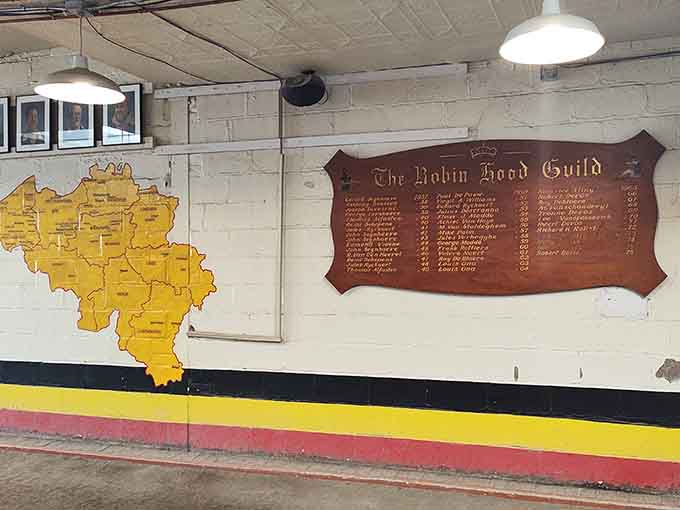 That yellow map of Belgium reminds you this isn't just dinner and drinks, it's a genuine cultural passport without airport security.