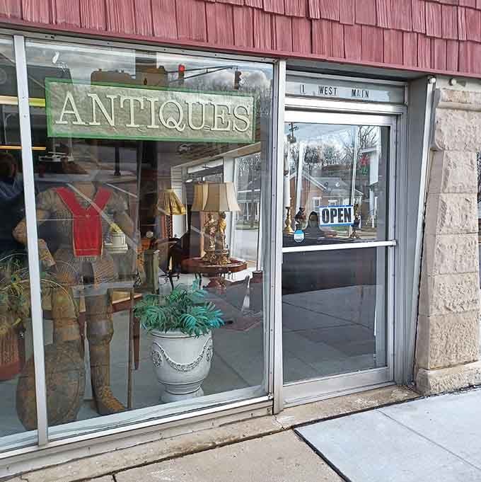 Behind that glass door waits a curated collection of yesteryear's finest, minus the dust from grandma's basement.