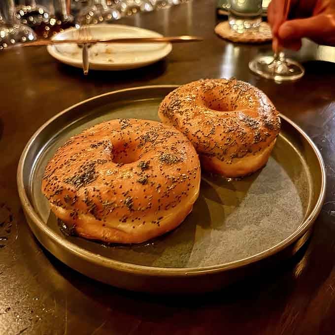 Everything bagel seasoning on a donut? Trust the process, question nothing, and prepare for enlightenment.