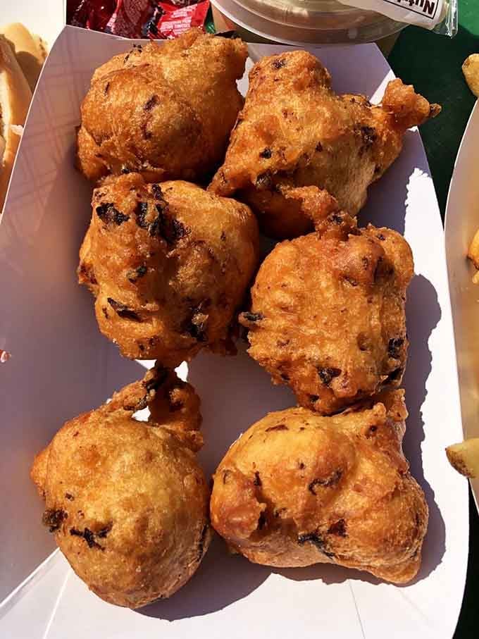 These golden orbs of clam-studded perfection prove that fritters deserve way more respect than they typically get.