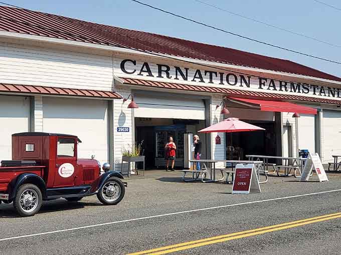 The Carnation Farmstand keeps the valley's agricultural heritage alive, one fresh vegetable at a time, blessedly so.
