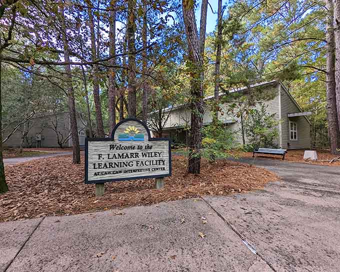 The F. Lamarr Wiley Learning Facility welcomes visitors to discover what makes this place special, air conditioning included for us delicate types.