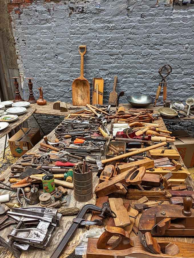 Vintage hand tools remind you that people once built things without needing to watch seventeen YouTube tutorials first.