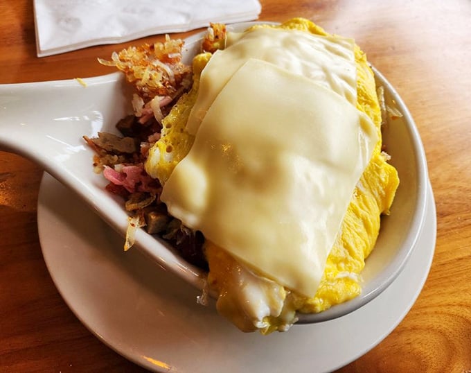 This meat lover's skillet proves that sometimes more really is more, especially when breakfast is involved.