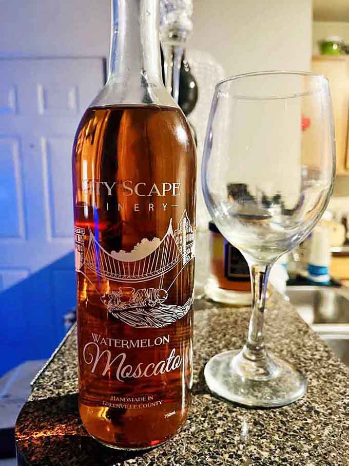 Watermelon Moscato is proof that South Carolina knows exactly what summer in a bottle should taste like.