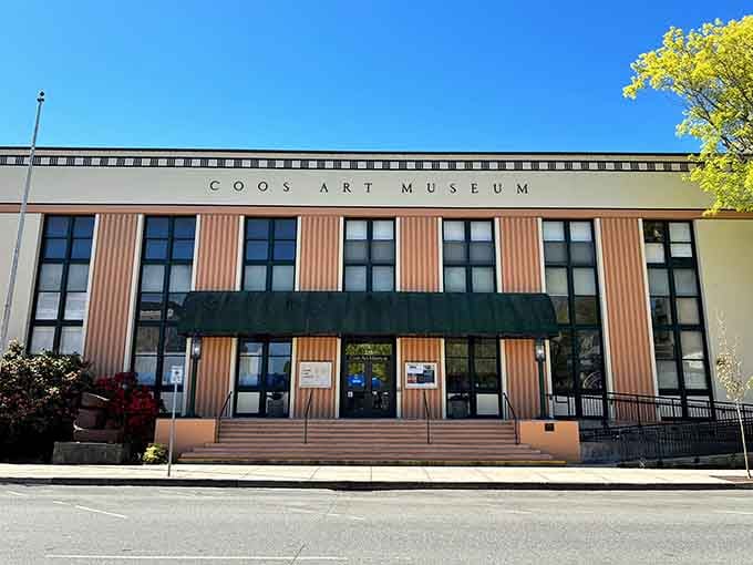 The Coos Art Museum brings culture to the coast without the pretentious gallery vibes that make you whisper unnecessarily.