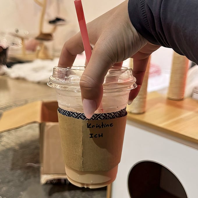 Someone's claiming their chai with the confidence of a person who knows exactly what they want from life.