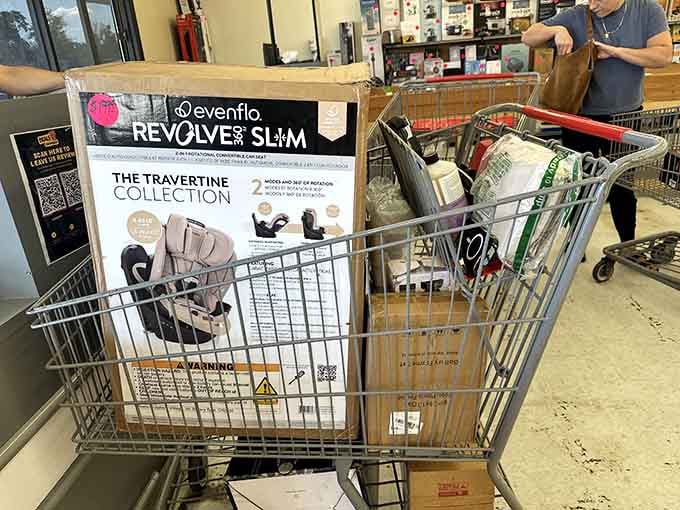When your shopping cart contains a high-end stroller, you know you've stumbled onto something special in Waterbury.