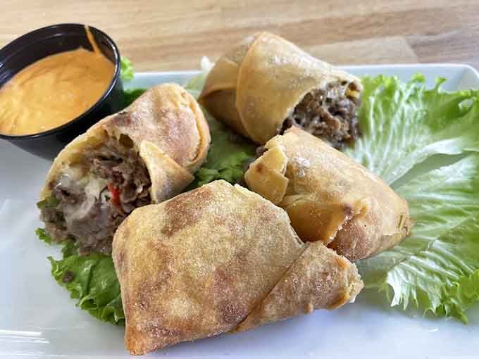 Golden, crispy steak egg rolls that prove fusion food doesn't have to be complicated to be absolutely delicious.